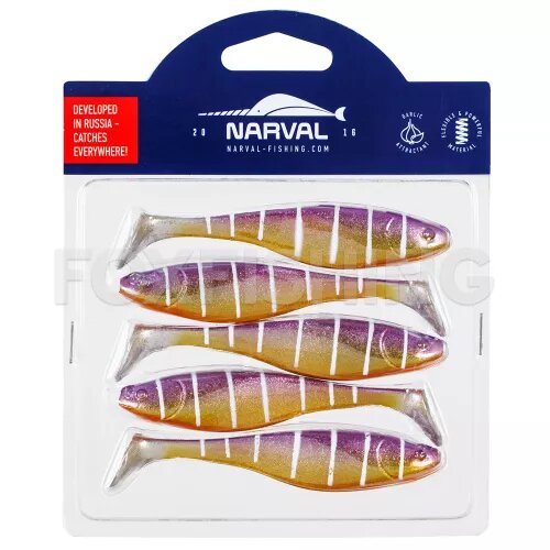 Силиконовая приманка Narval Commander Shad 10cm #031 5шт.
