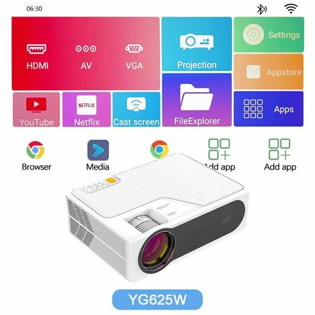 Проектор Everycom YG625W white