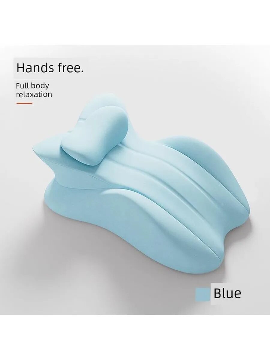 Подушка для сна-4 сезона Синий (с подушкой)