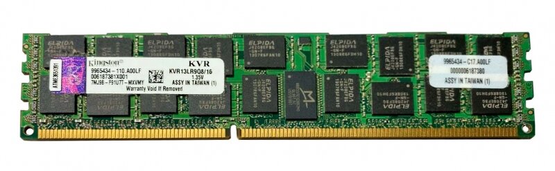 Оперативная память Kingston KVR13LR9Q8/16 DDRIII 16GB серверная