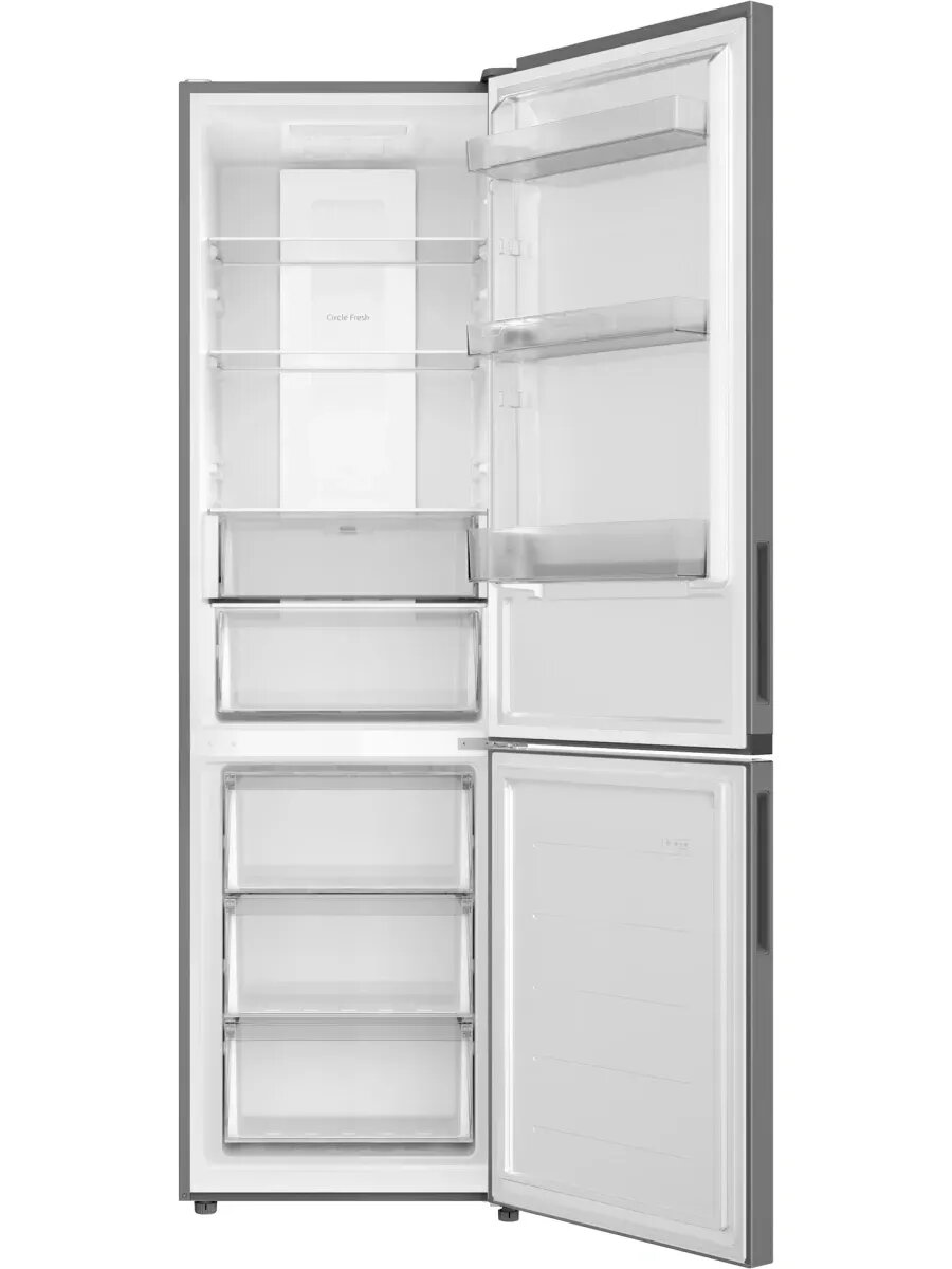 Холодильник Combi CFN6200SDC двухкамерный, серебристый