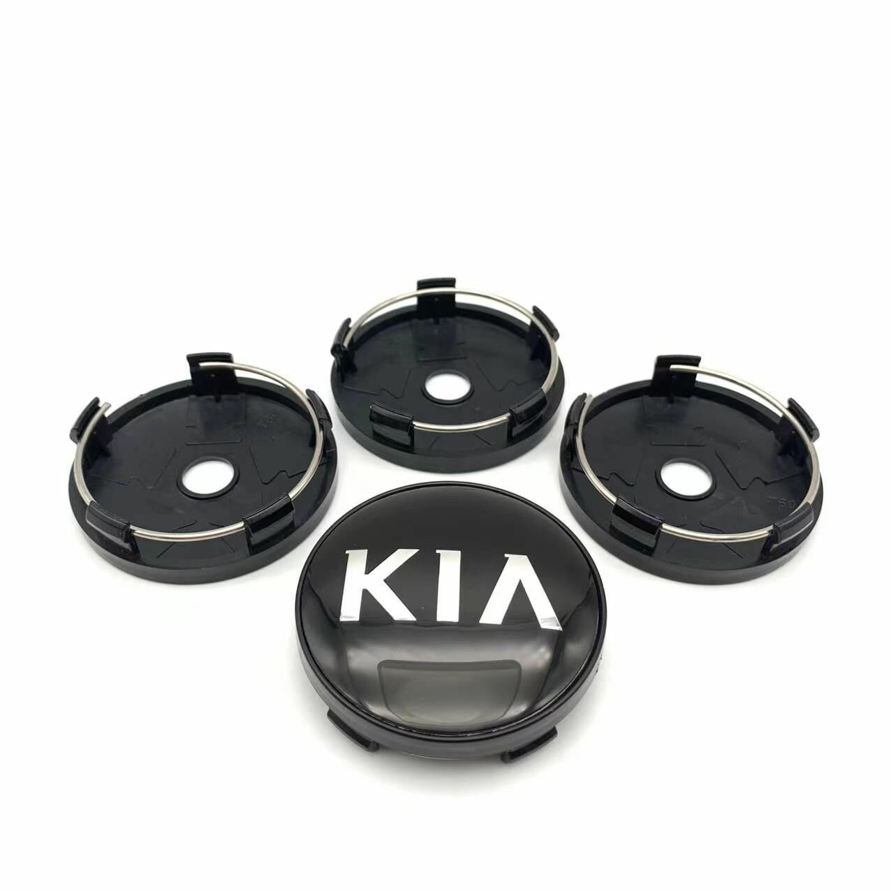 Колпачок на ступицу литого диска на автомобили KIA/Киа 60/56/10 мм 4 штуки.