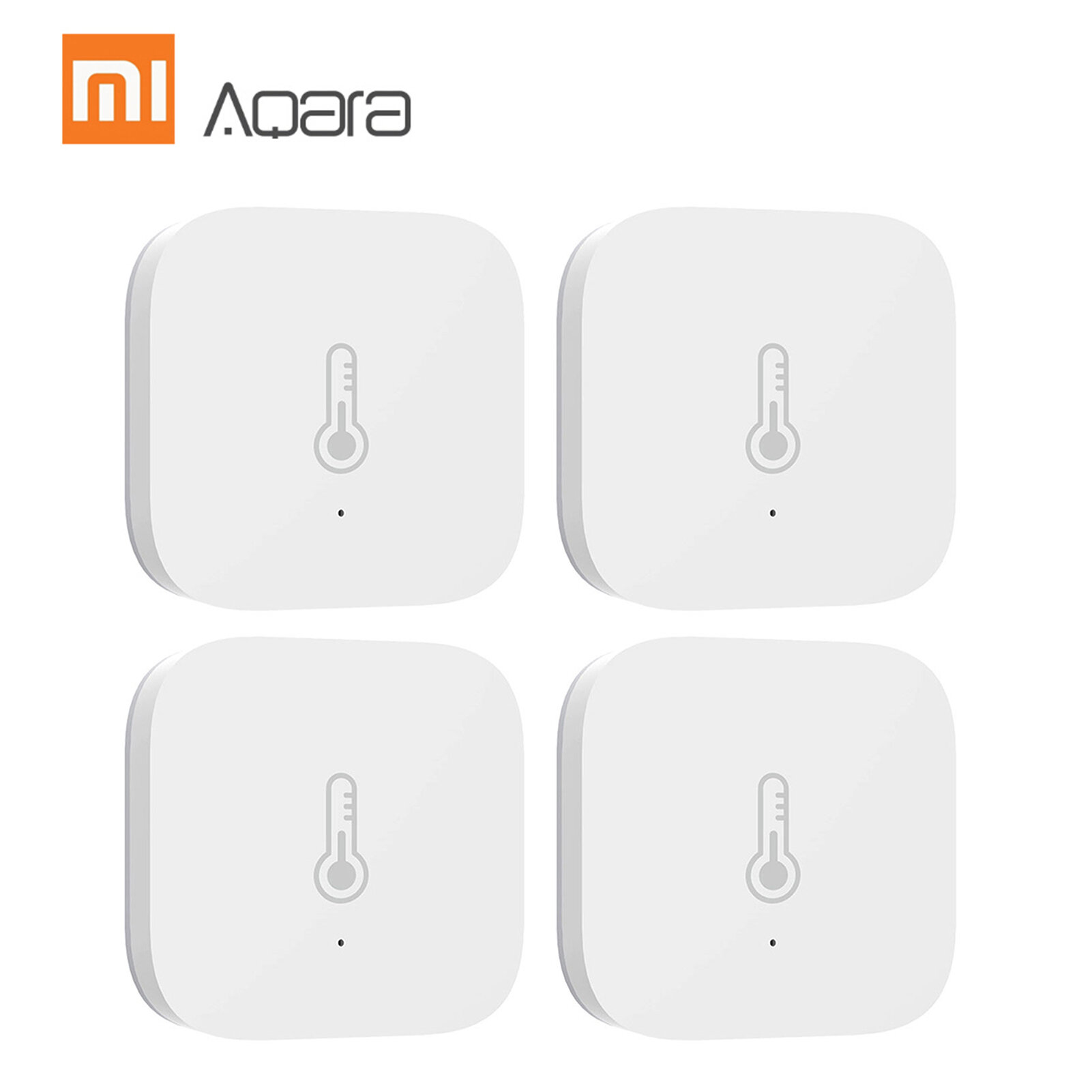 Датчик температуры и влажности Aqara WSDCGQ11LM, для удаленного мониторинга и автоматизации.