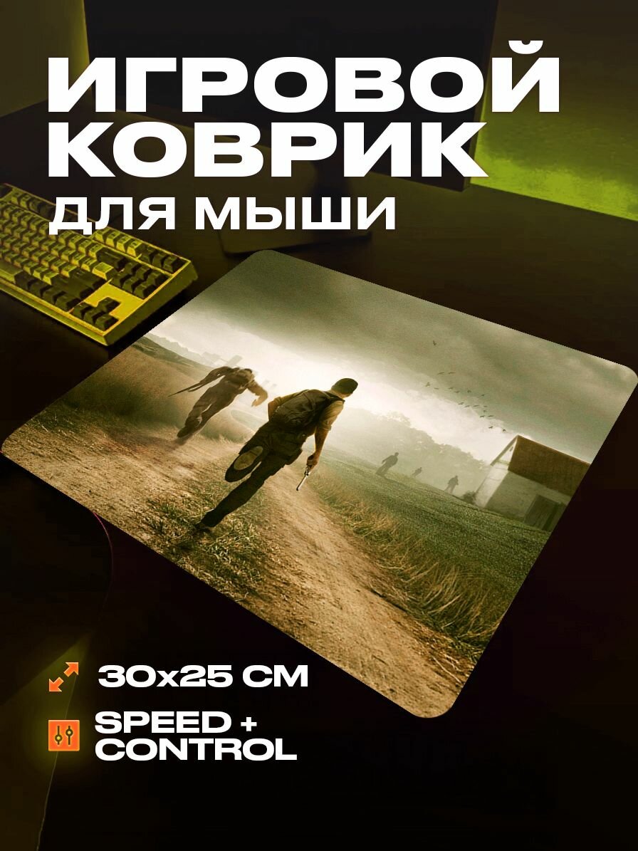 Коврик для мыши большой игровой DayZ 30 на 25 аниме