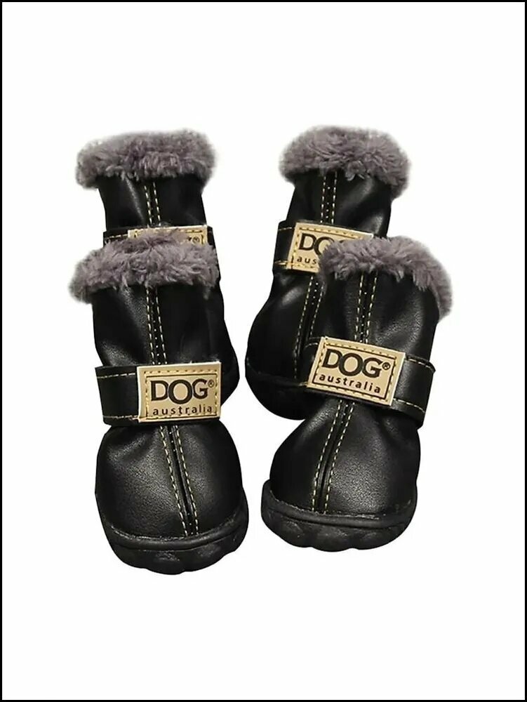 Ботинки для собак Arnydog DOG, черный, 1# (4 см). Обувь для собак мелких пород, для кошек