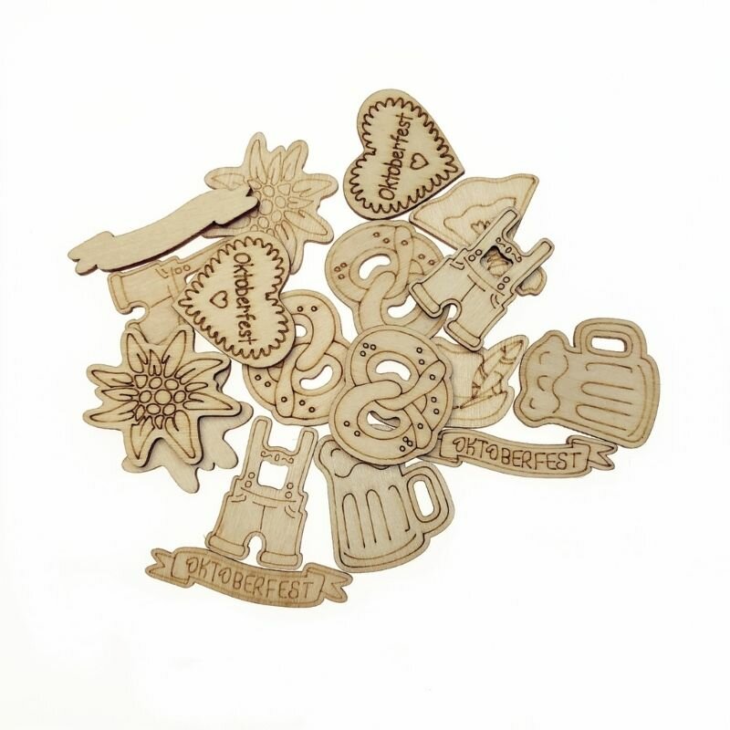 100 шт, бревна для Октябрьского фестиваля, декоративная древесная щепа