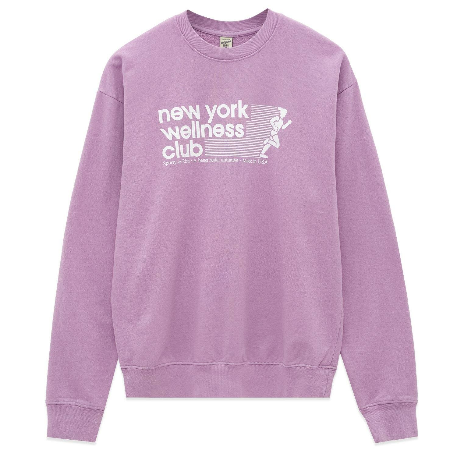 Толстовка ТОЛСТОВКА SPORTY & RICH USA WELLNESS CLUB CREWNECK