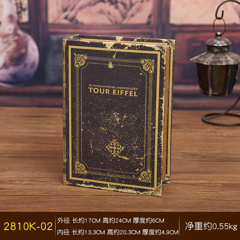 Имитация книги, модель книги для декора в кабинете, офисе, книжной полке, винтажная декоративная книга, реквизит для фотографии, ремесленная демонстрация