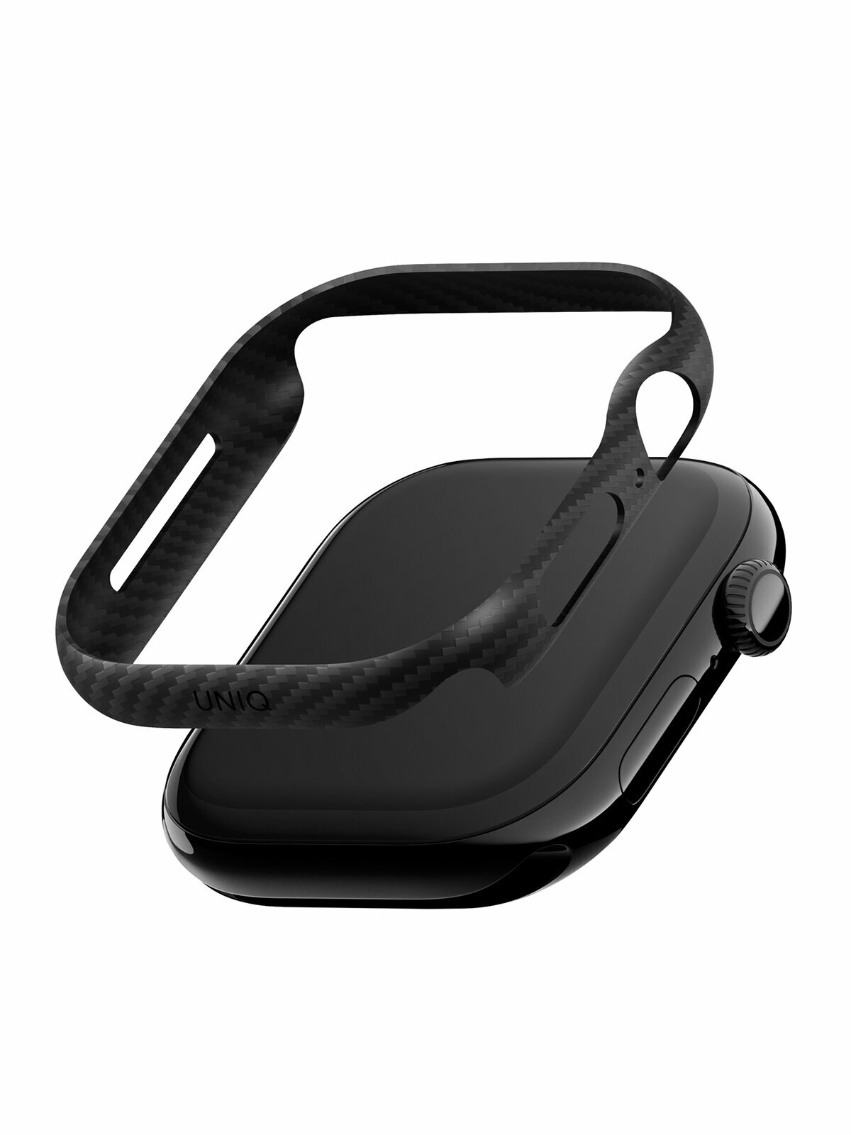 Чехол Uniq для Apple Watch 10/11 42 мм, KEVA VERGE из натурального кевлара, сверхпрочный, ультратонкий