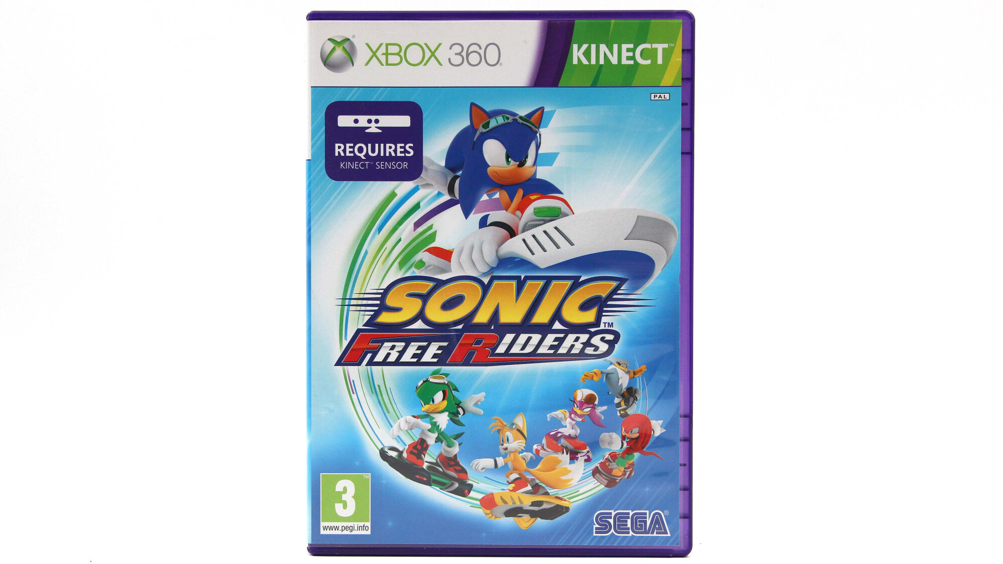 Kinect Sonic Free Riders для Xbox 360 (Английский язык)
