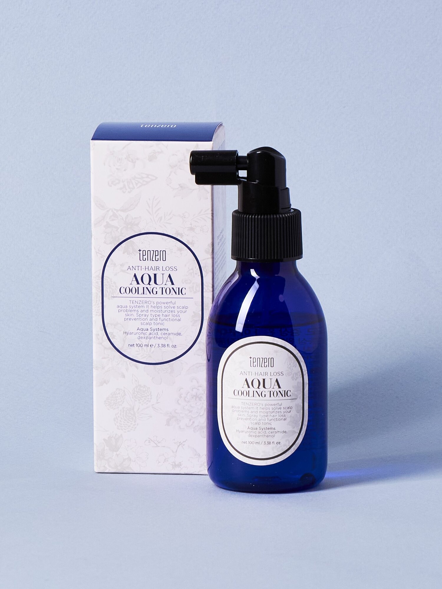 TENZERO Охлаждающий тоник с гиалуроновой кислотой 100 мл Anti-Hair Loss Aqua Cooling Tonic