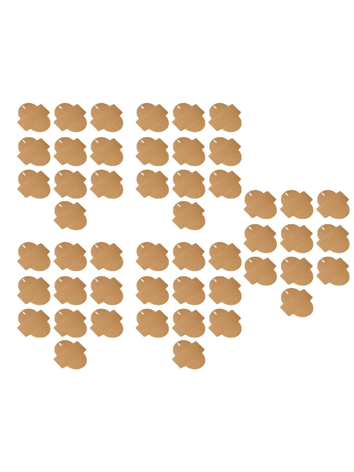 10/50шт Конверты из крафт-бумаги с защелками Карманные органайзеры для документов