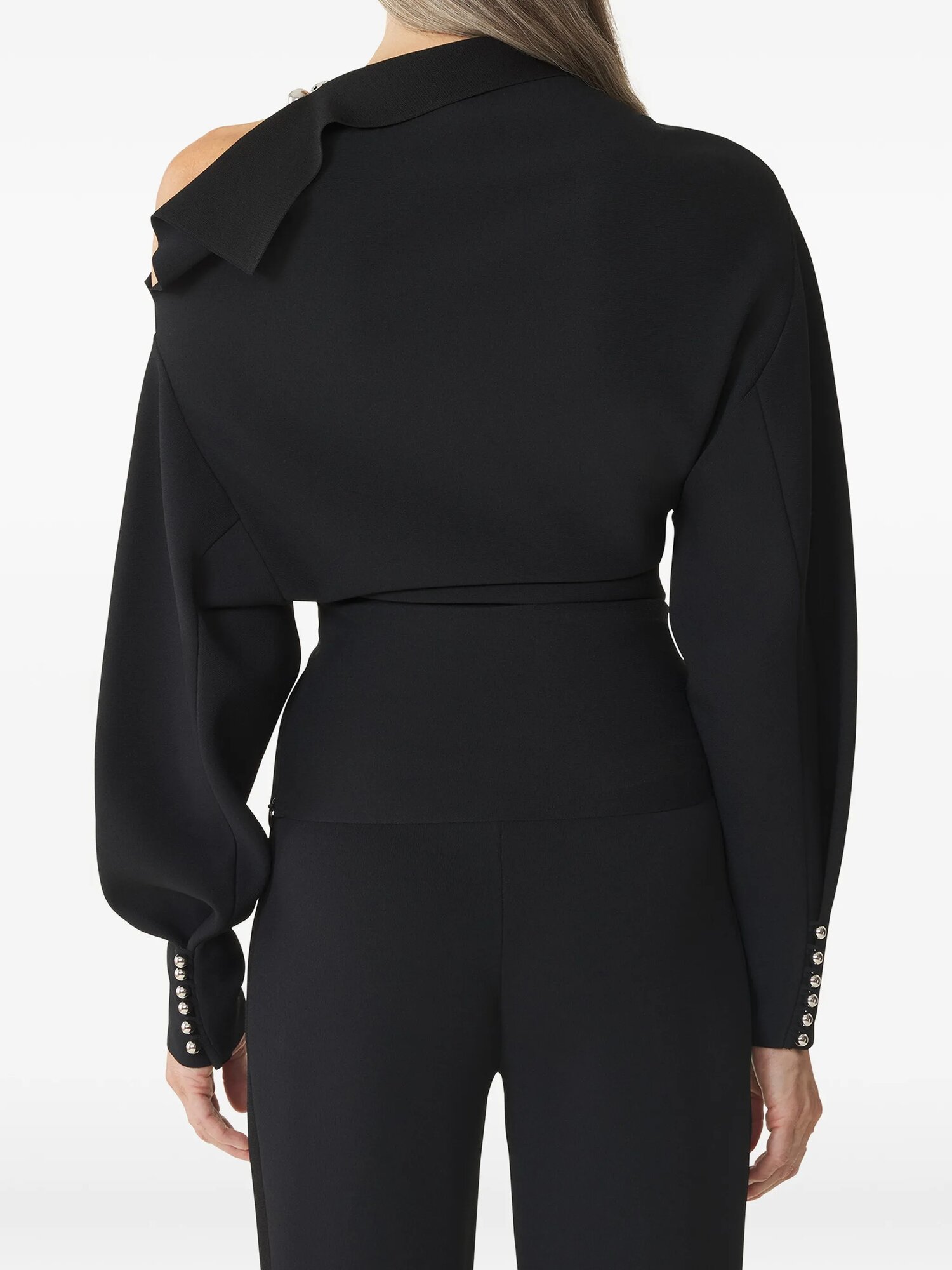 Блуза Lanvin, размер 34, black / black — фото 1