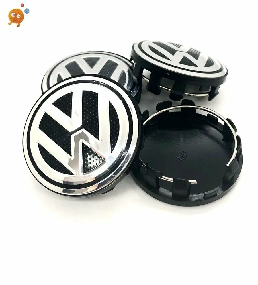 Колпачки заглушки на литые диски Универсальные Volkswagen ( Replay C-570 59 / 56 / 12 ) 4 штуки.