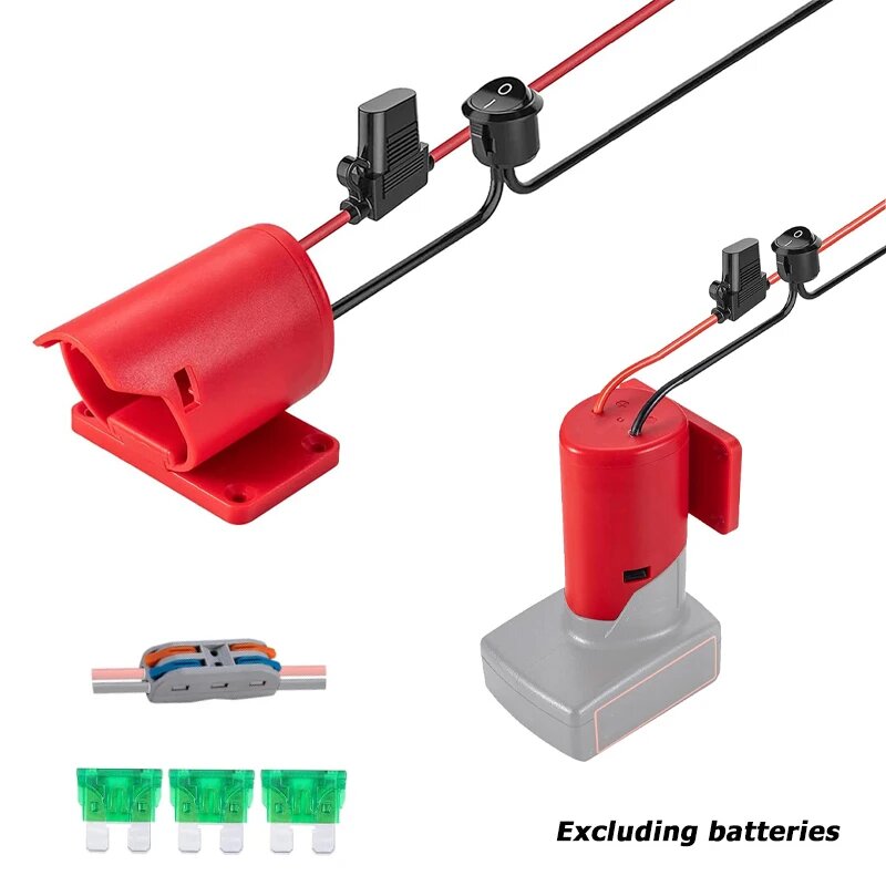 Адаптер батареи ZWINCKY Milwaukee M12 12В с предохранителем