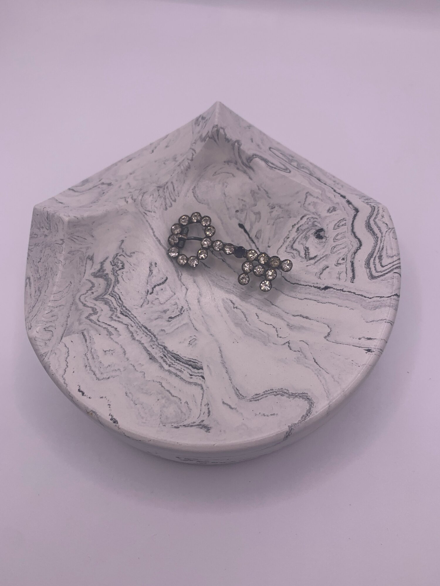 Советская брошь ключ, ключик в реставрацию, серебрение. Сделано в СССР.