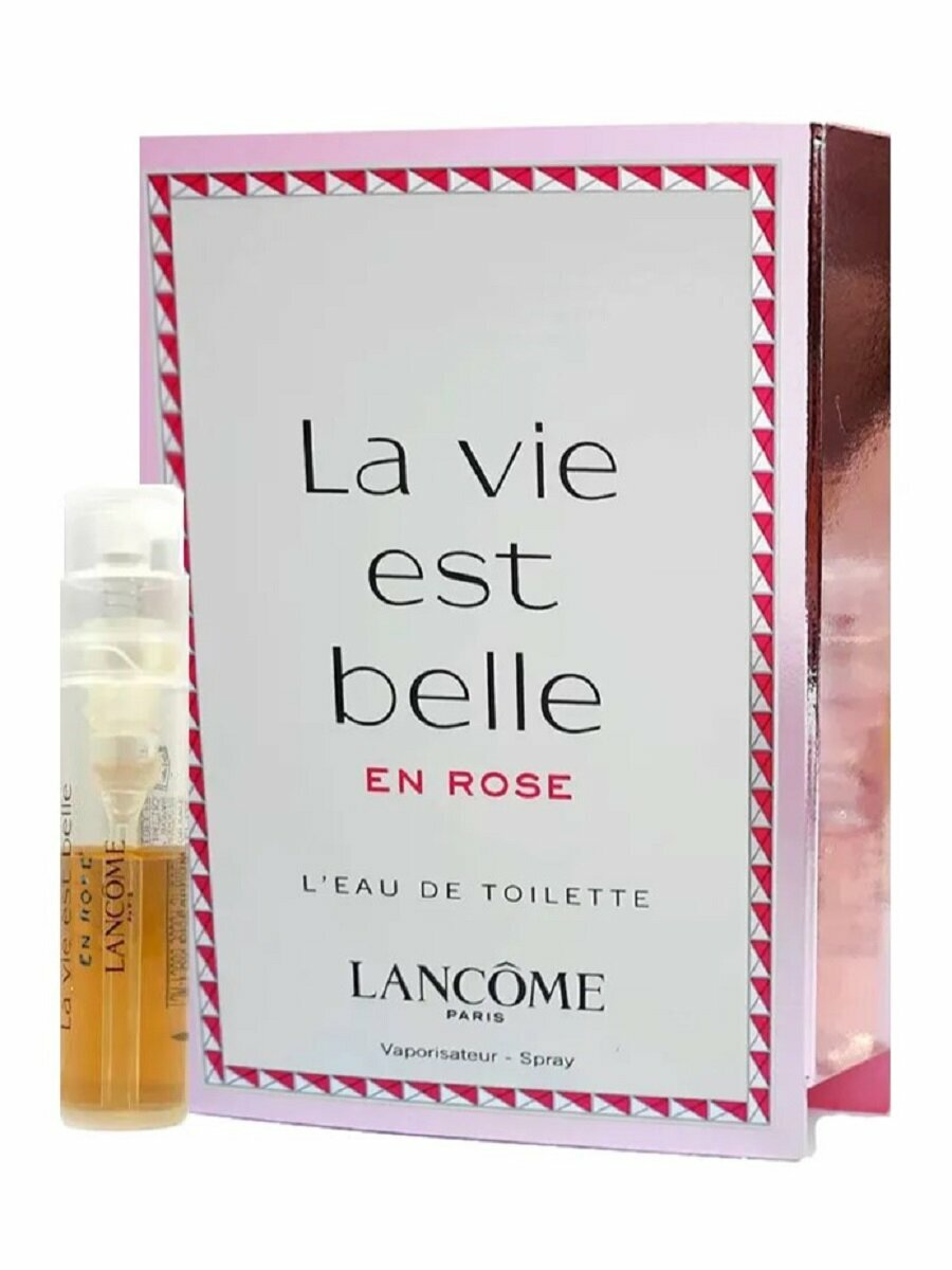 Туалетная вода женская LANCOME LA VIE EST BELLE EN ROSE 1,2мл (edT - eau de Toilette)