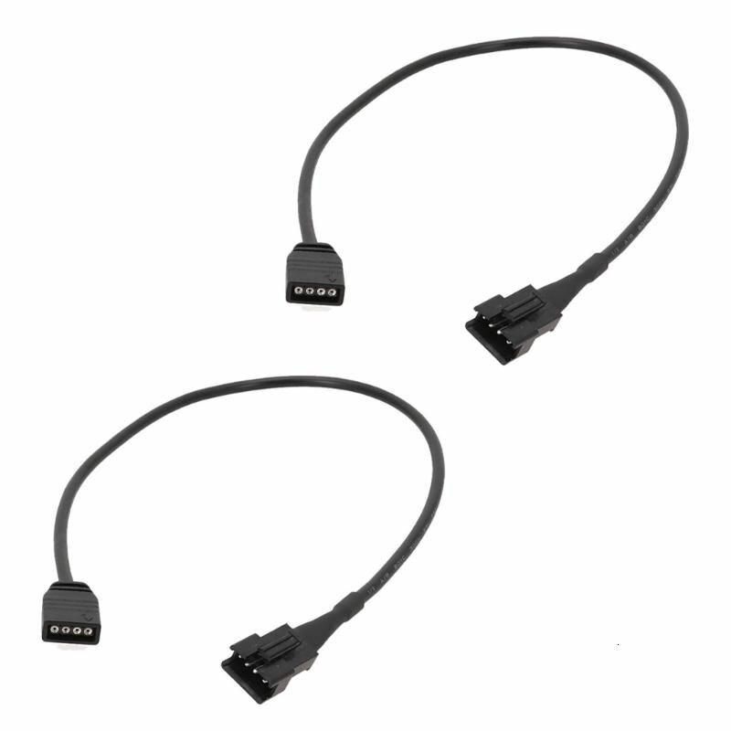 Кабель ARGB 2 шт, SM3/4Pin 3Pin, - 4-контактный разъем