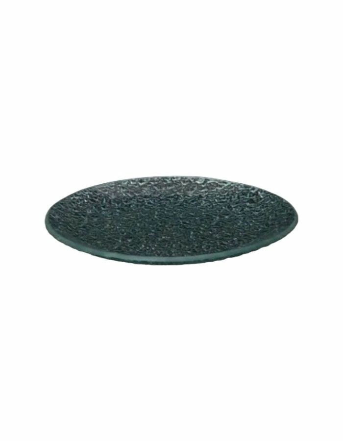 Тарелки круглые 4 шт Corone collezione d arte Aqua, стеклянные, 15 см