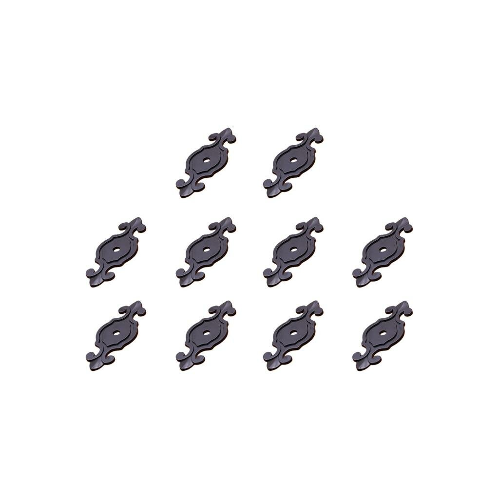 Цинковый сплав для крепления ручек, Аксессуары 1 черного цвета