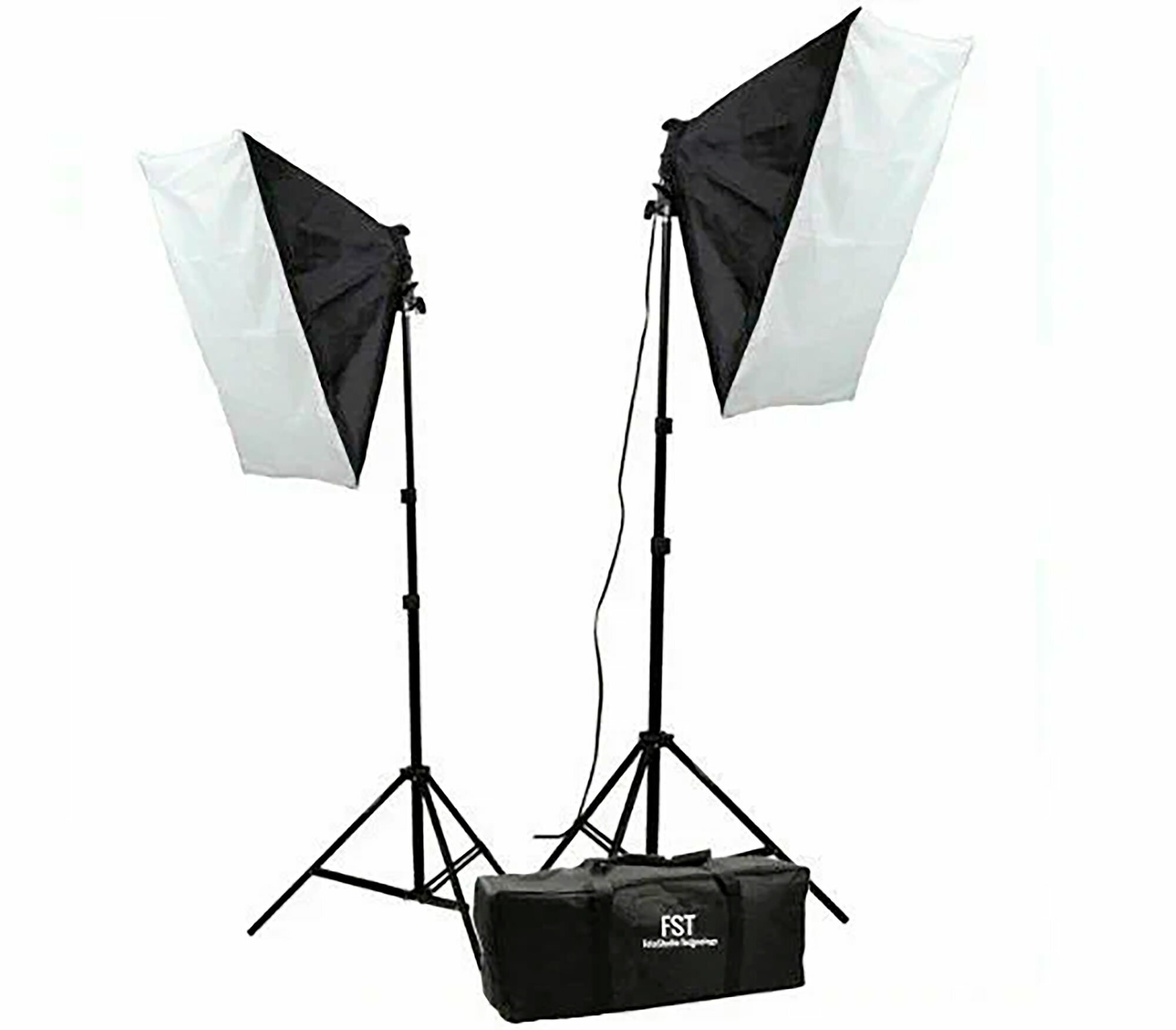 Комплект постоянного света FST ET-402 KIT, люминесцентный, 2х85 Вт, 5500К, питание от сети