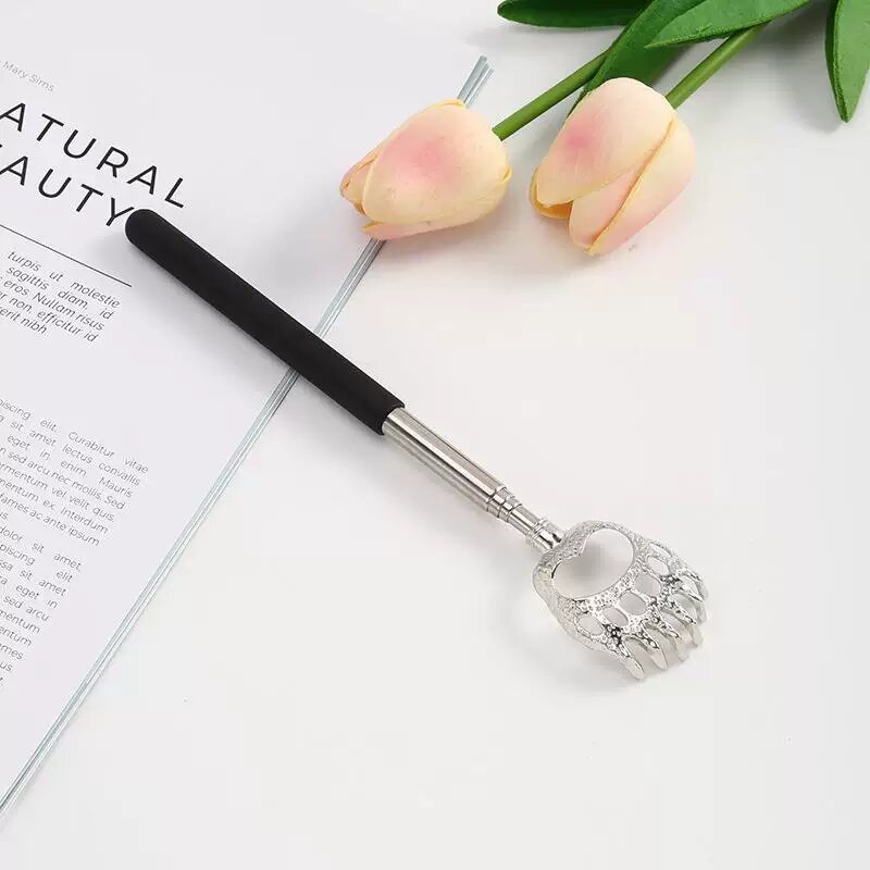 Массажер-чесалка для спины из нержавеющей стали «Медвежья лапа», не нужно обращаться за помощью, телескопическая