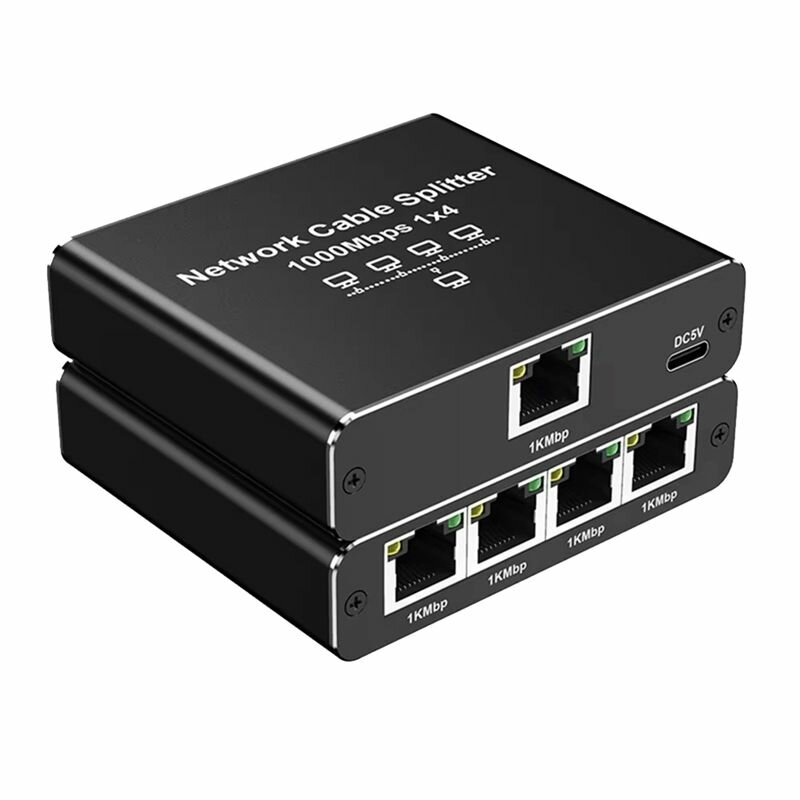 Адаптер Ethernet, Локальная Сеть, Разветвитель Интернета, Гигабитный Коммутатор 1 На 4