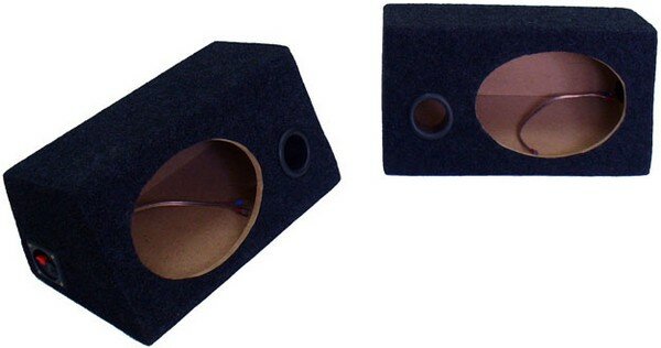 Короб для акустики 6х9" с фазоинвертором, внутренний крепеж, 2 штуки