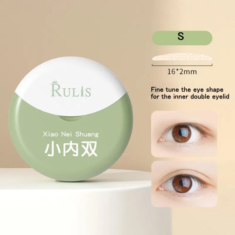Двойной пластырь для век, невидимое оливковое волокно, мгновенная подтяжка век, паста, наклейки, долговечный инструмент для увеличения красоты глаз