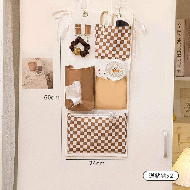 Подвесная сумка для кровати в университетском общежитии, настенная сумка для хранения вещей на верхней полке, настенное хранение у кровати, автомобильное крепление