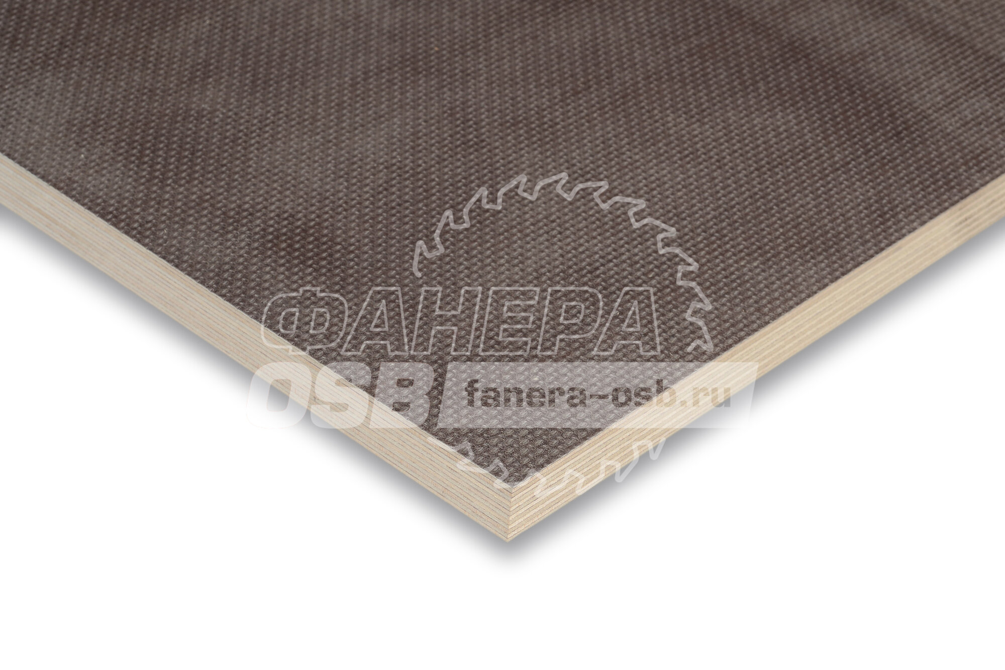 Фанера ламинированная 18мм 2440х1220мм сорт 1/1 сетка (антискользящее покрытие)