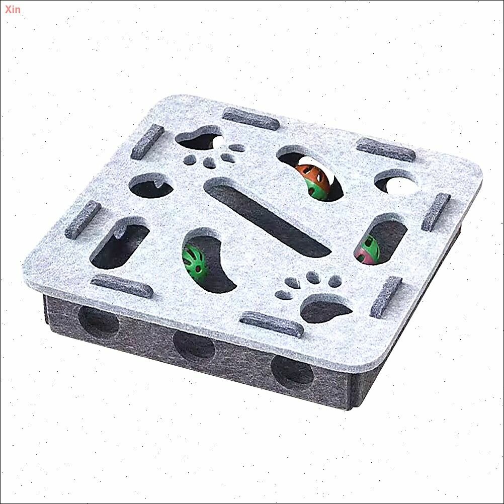 Забавная игрушка-лабиринт для кошек