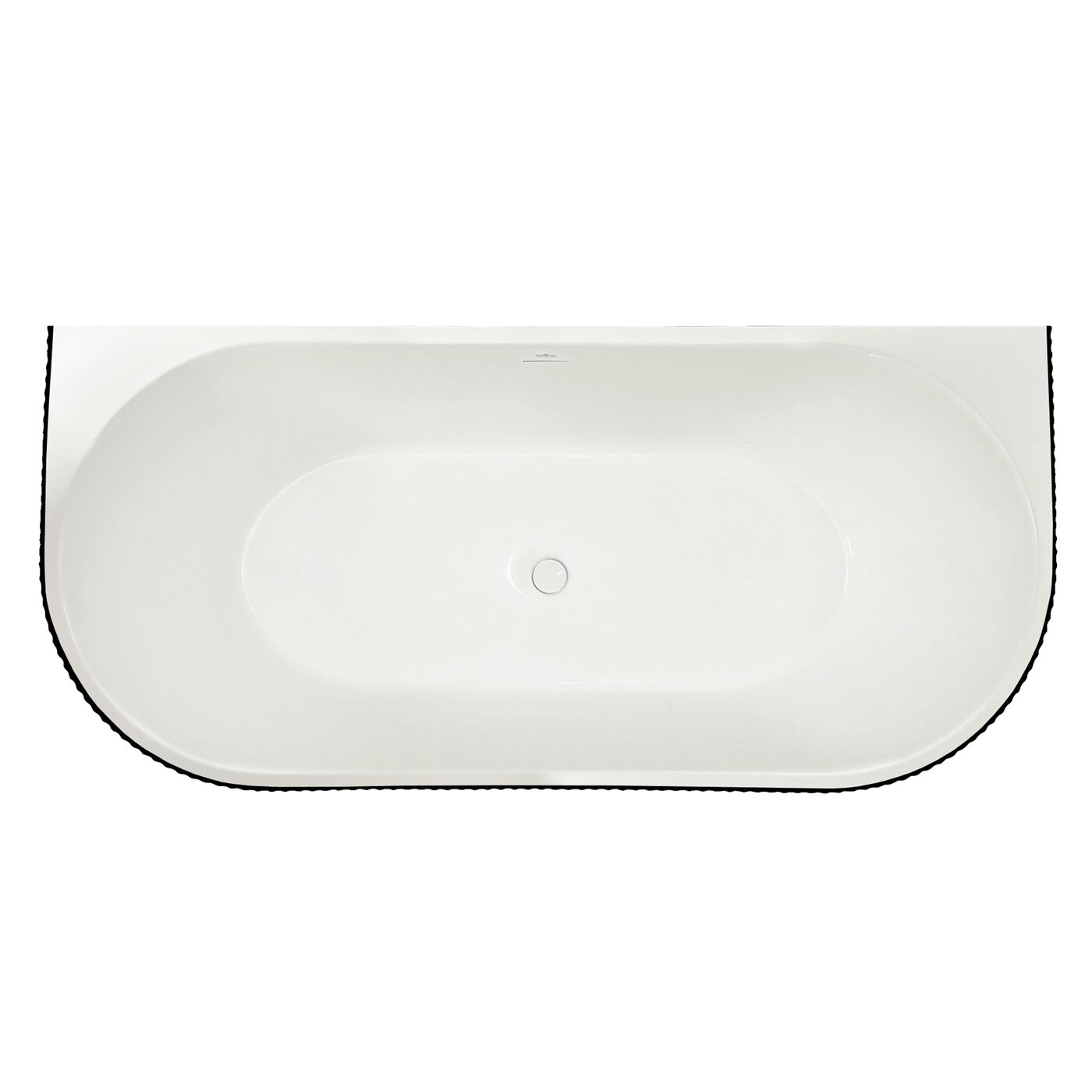 Акриловая ванна Royal Bath Nero 170х80 RB611903BL-WT