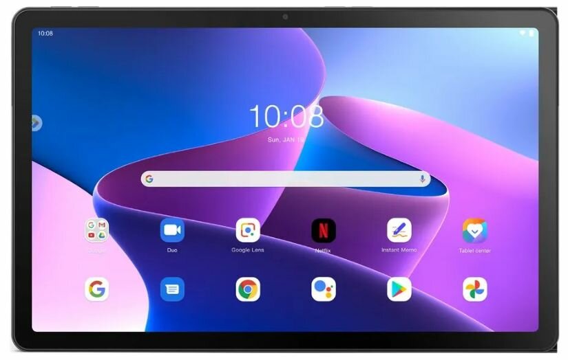 10,61" Планшет Lenovo Tab M10 Plus TB125FU (ZAAJ0062RU) 64 ГБ серый - 2000x1200, IPS, 8x1,8 ГГц, 4 ГБ, 7500 мА*ч, Android 12
