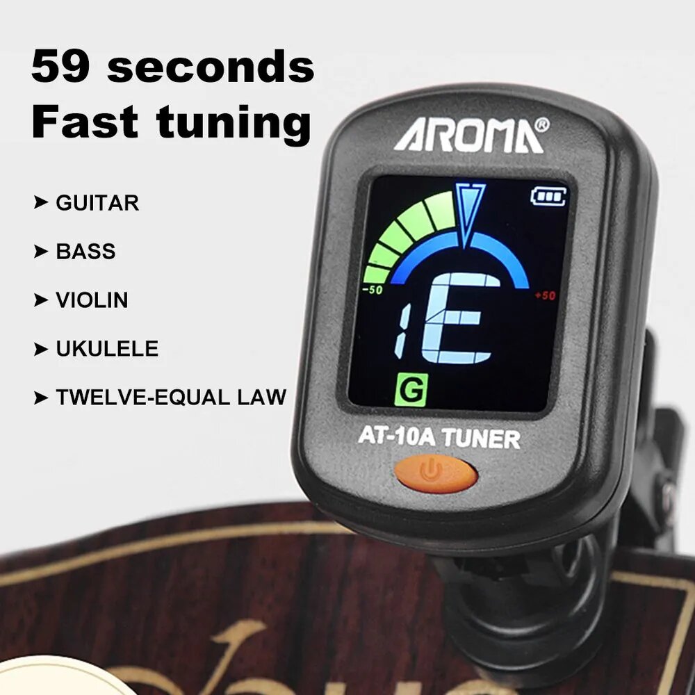 Аккумуляторный тюнер / с цветным экраном / для настройки музыкальных инструментов