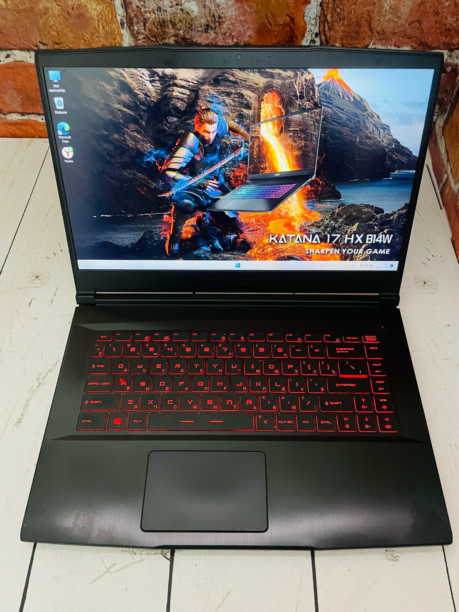 Игровой ноутбук 15,6, MSI MS-16W1, Intel Core i5 9300H, 16 Gb DDR4, 512 Gb SSD, GeForce RTX 2060 6Gb