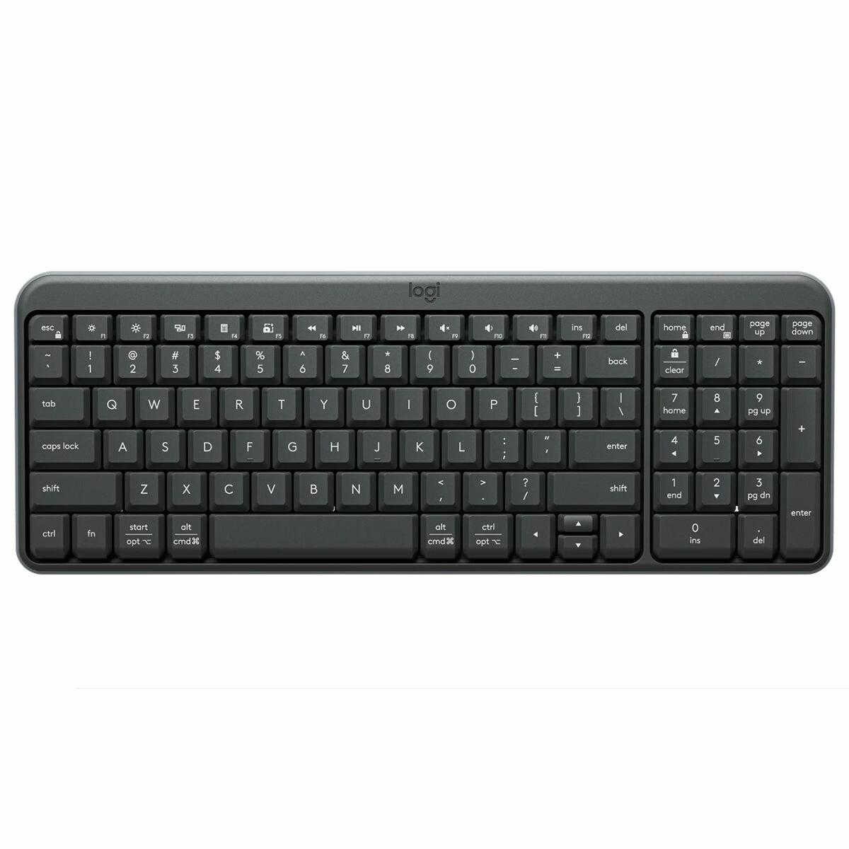 Клавиатура беспроводная BT Logitech K250, Graphite 920-013452