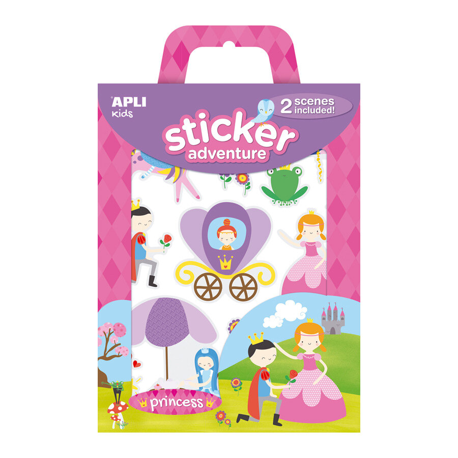 Многоразовые наклейки "Принцессы" + постеры