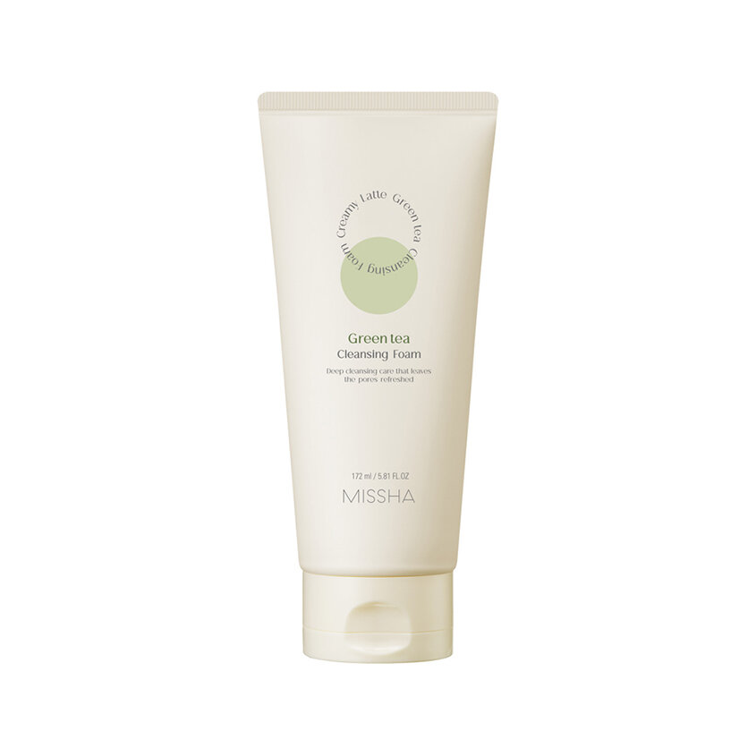 Пенка для умывания MISSHA CREAMY LATTE с зеленым чаем 172 мл
