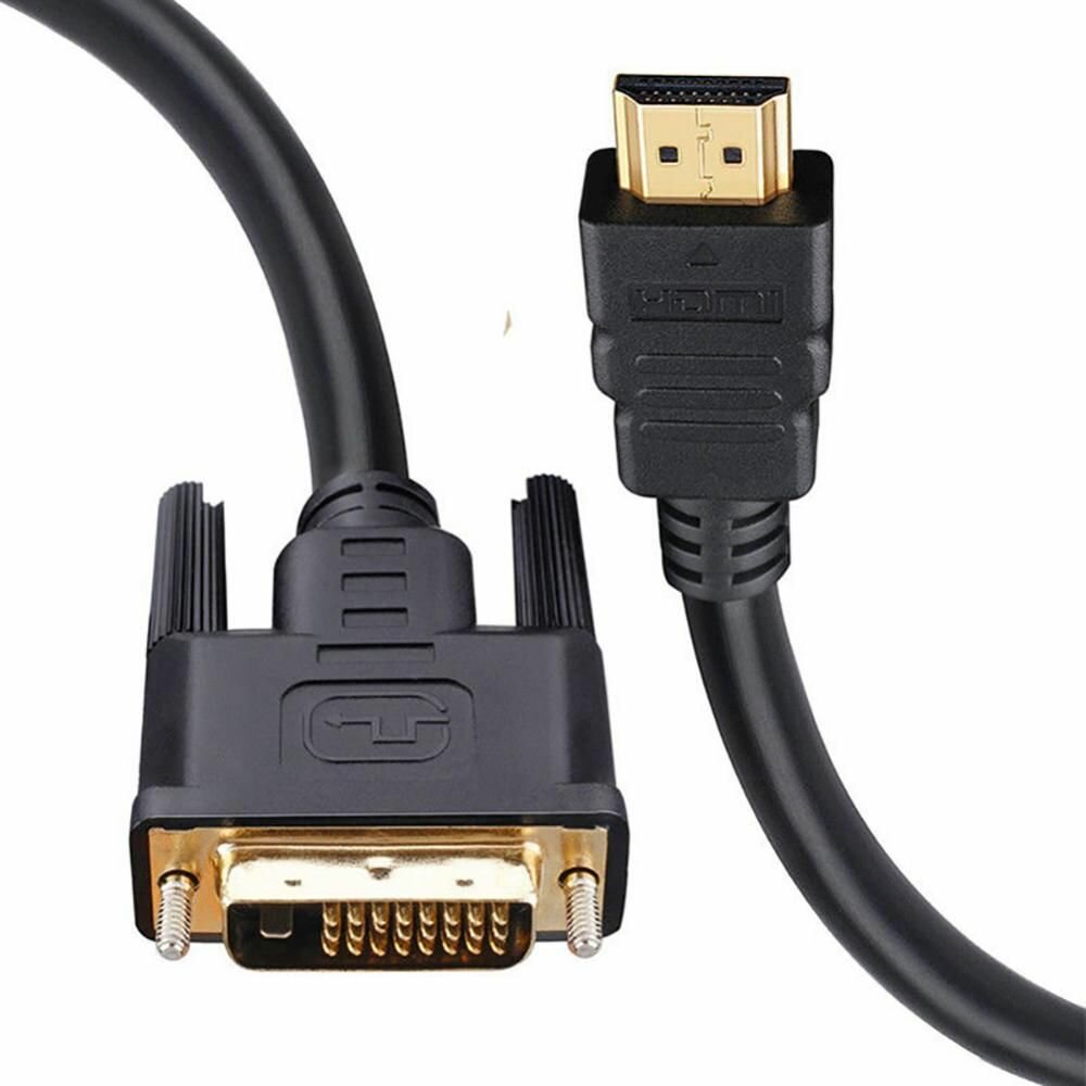 Кабель HDMI-DVI Переходник 24+1 Позолоченный 1080P для Проектора и ТВ