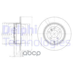 Диск тормозной Delphi арт. BG4066