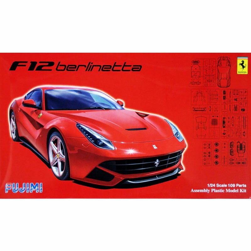 Сборные автомобилей модели Fujimi-12562 1/24 Ferrari F12 Berlinetta car model kit