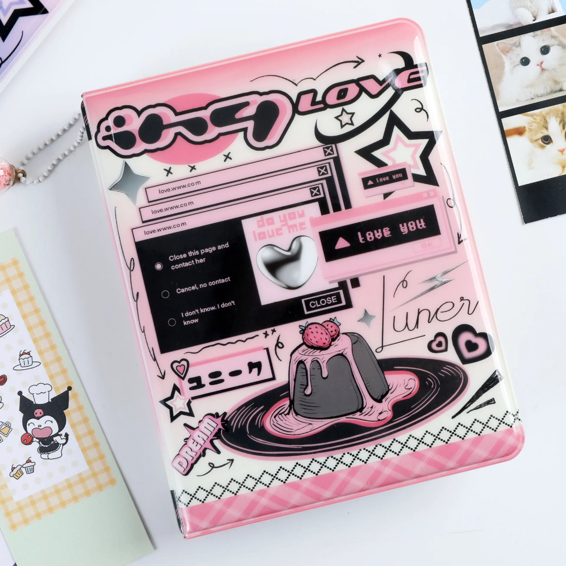 Мультяшные рамки для Фотокабины-фотоальбом для Фотокабины 2x6 дюймов фотополоски свадебный альбом 2x6 держатель закладок 32 стр. 64 фото