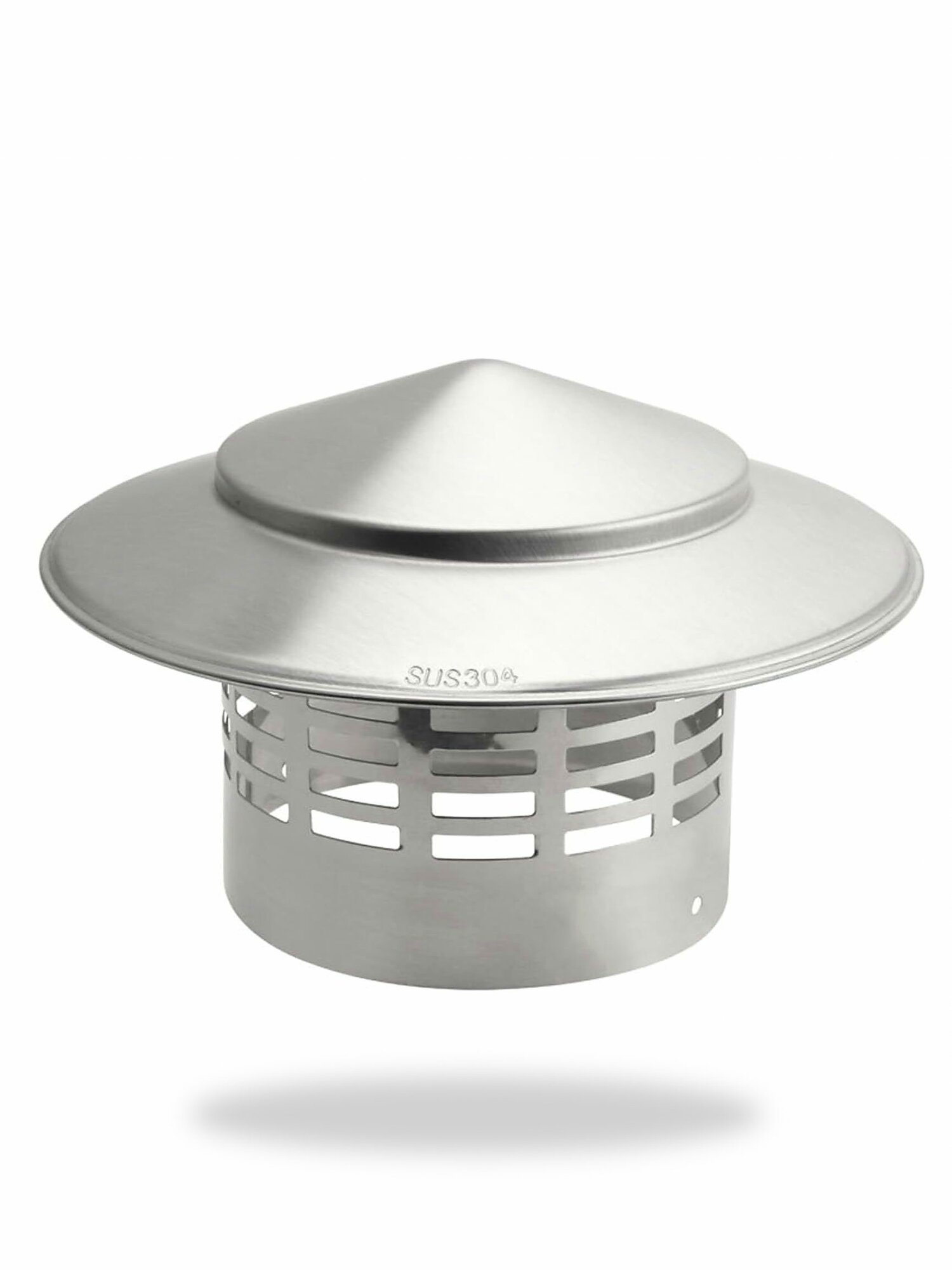 Колпак на дымоход из нержавеющей стали, защита от осадков и мусора