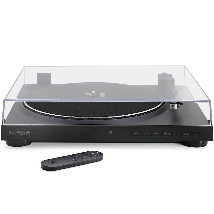 Виниловый проигрыватель Music Public Kingdom TT44ATA, пульт, черный