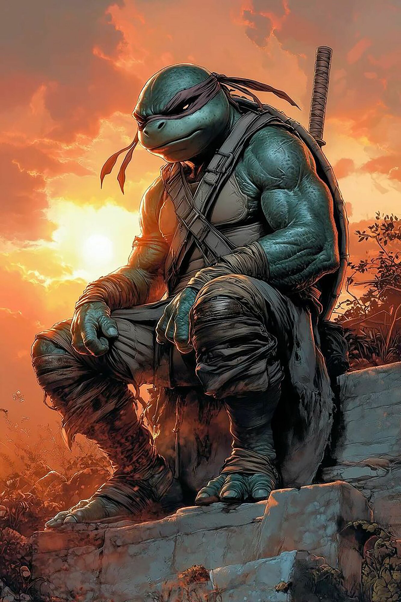 Плакат черепашки ниндзя