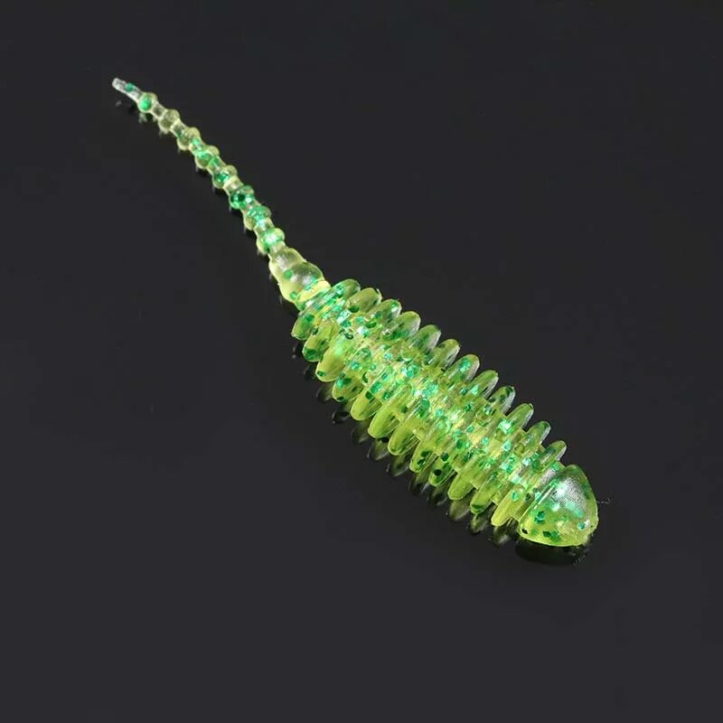 OUZEY Лuminous Mini Root Fishing Lure 35мм 0.24г 10pcs, flash green
