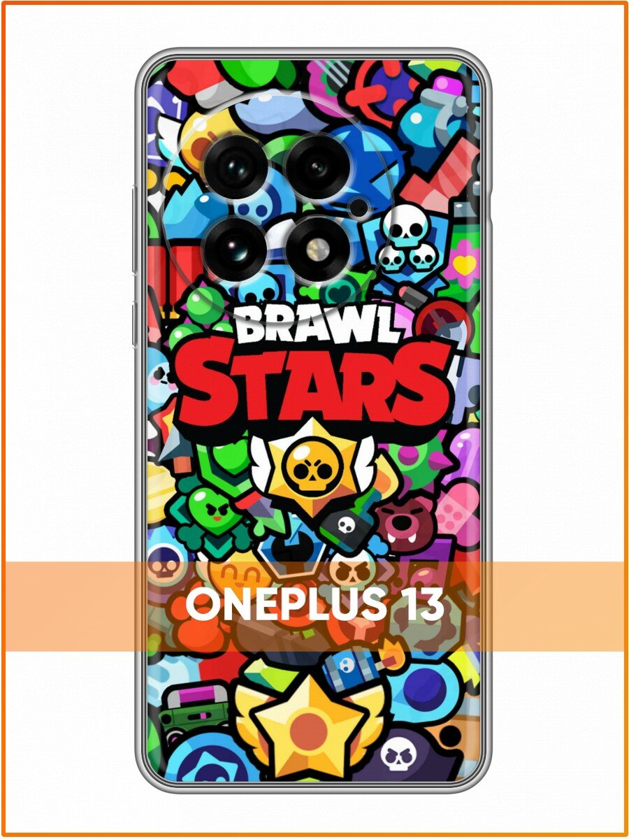 Чехол для OnePlus 13 с принтом для мальчиков Brawl Stars (ВанПлас 13)