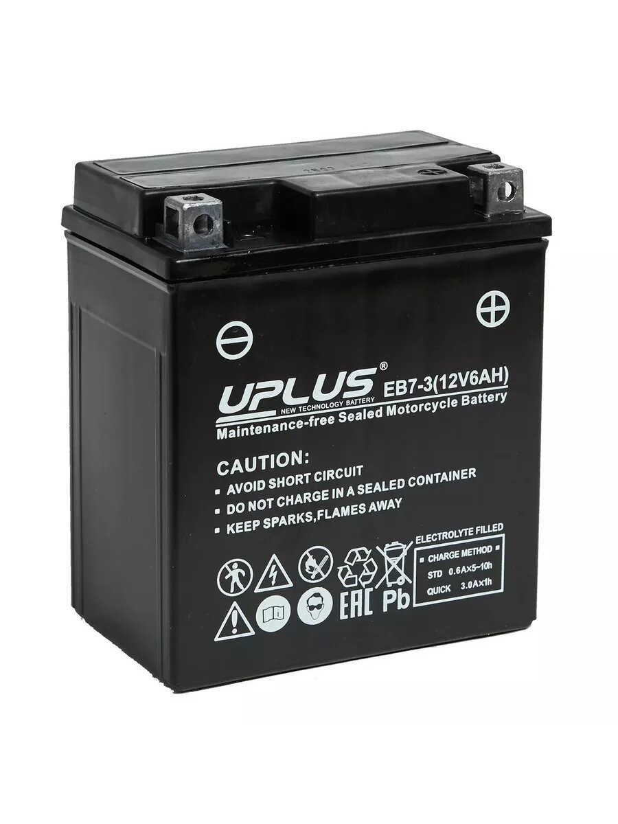 Аккумулятор Leoch UPLUS EB7-3 12V 6Ач обр. пол.