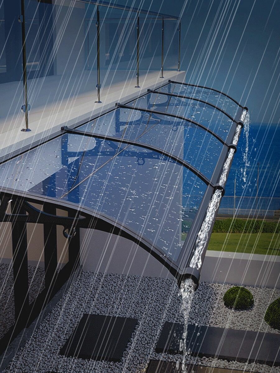 Козырек над крыльцом